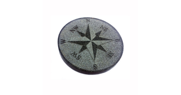 Stenimporten Kompassros Granit dia:41cm