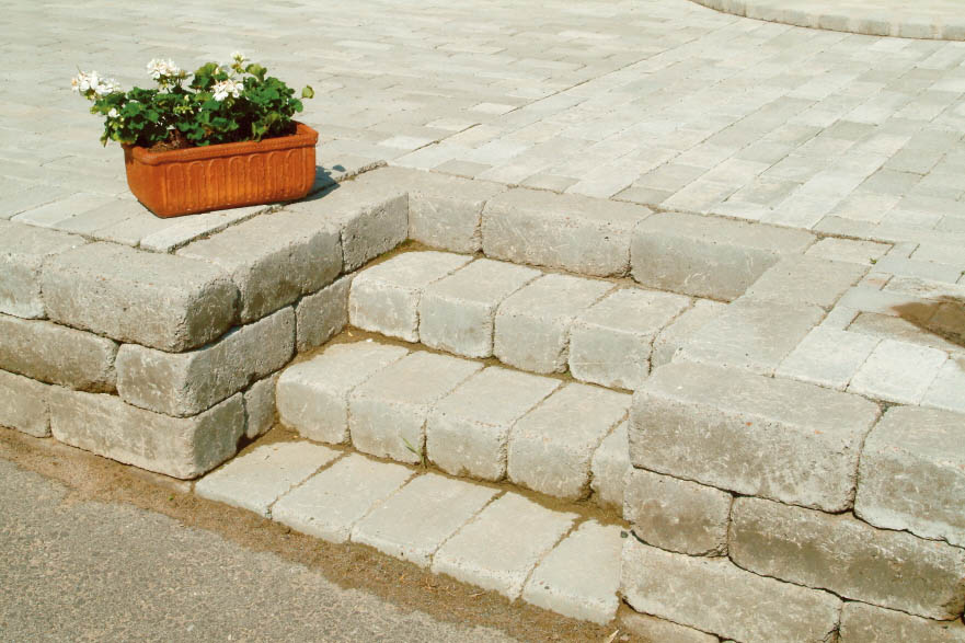 Rustik Halvblock Antracit